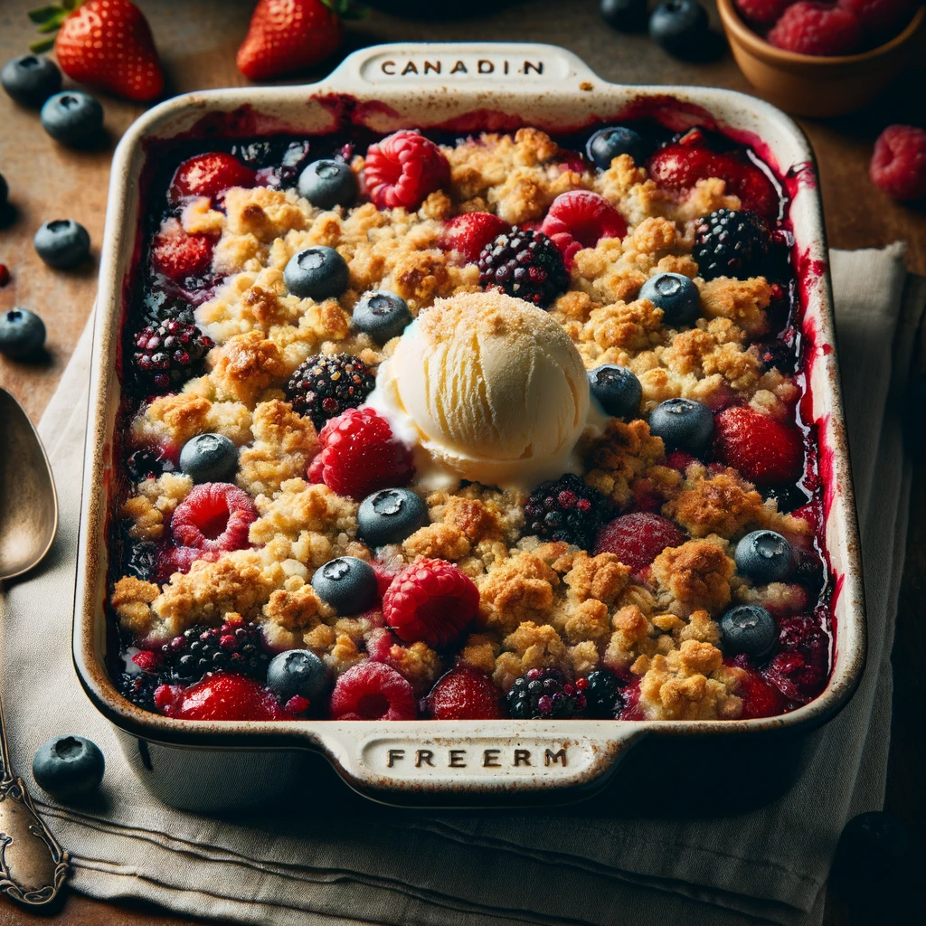Canadian Berry Crisp Recipe: Natural sweetness - Berries Paradise