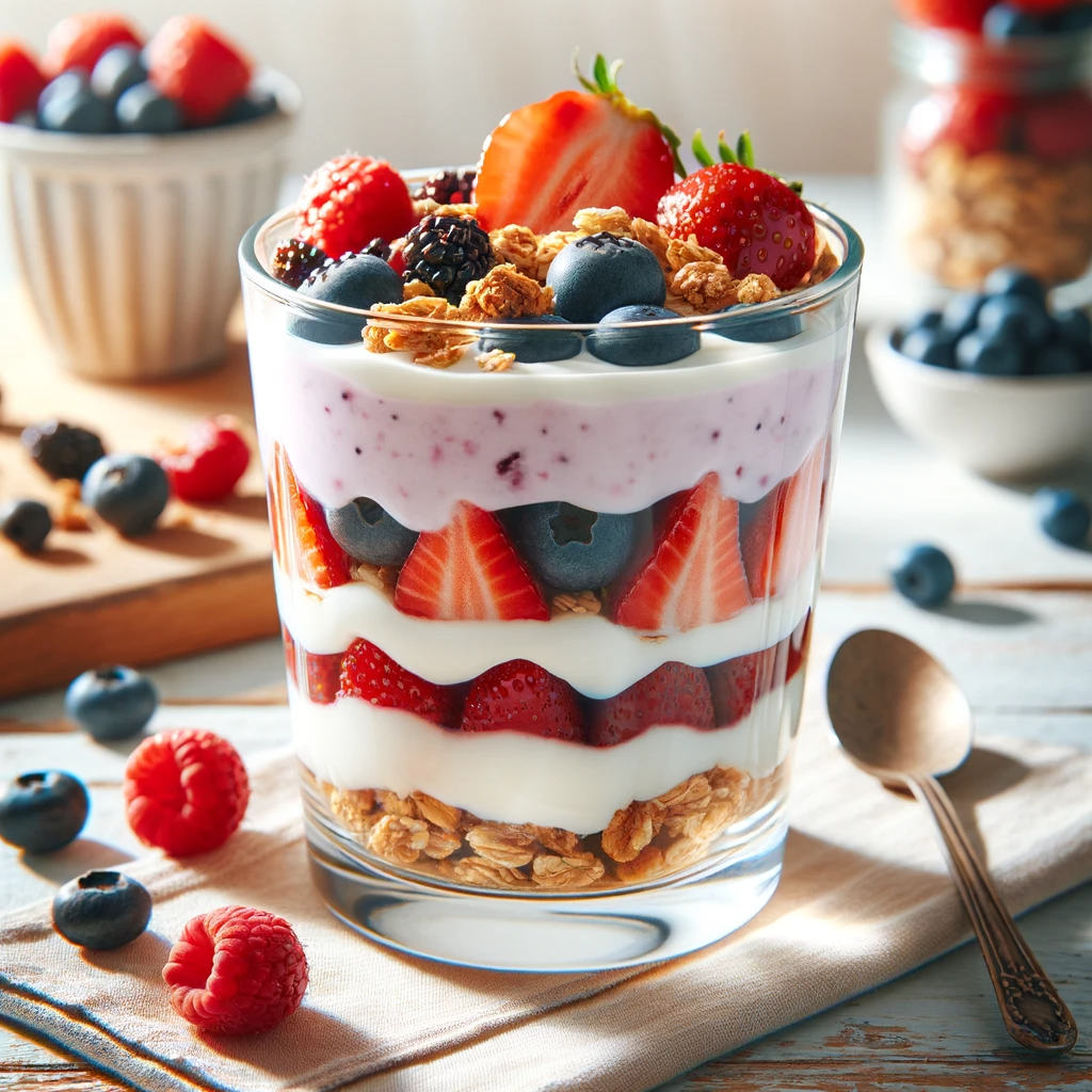 Canadian Berry Breakfast Parfait - Nutritious breakfast - Berries Paradise