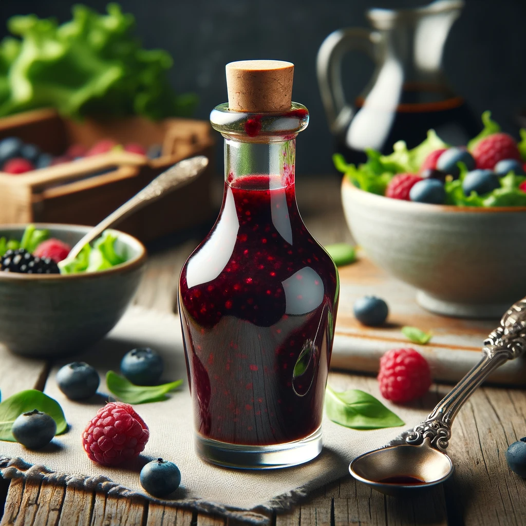 Berry Maple Balsamic Vinaigrette - Elegant addition - Berries Paradise