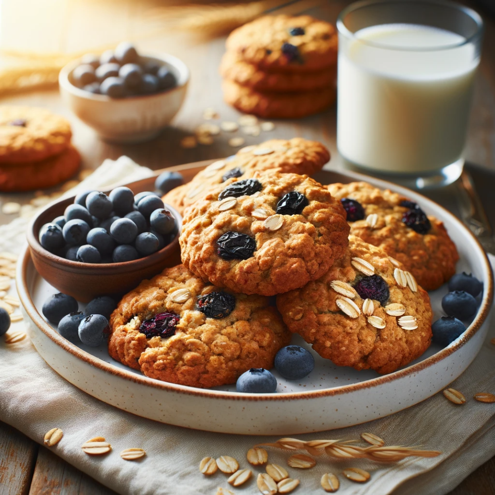 Galletas de Avena con Arándanos Secos - Receta Especial - Berries Paradise